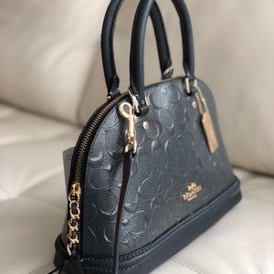 Coach | Bags | Coach Mini Sierra Satchel In Signature Leather | Poshmark
